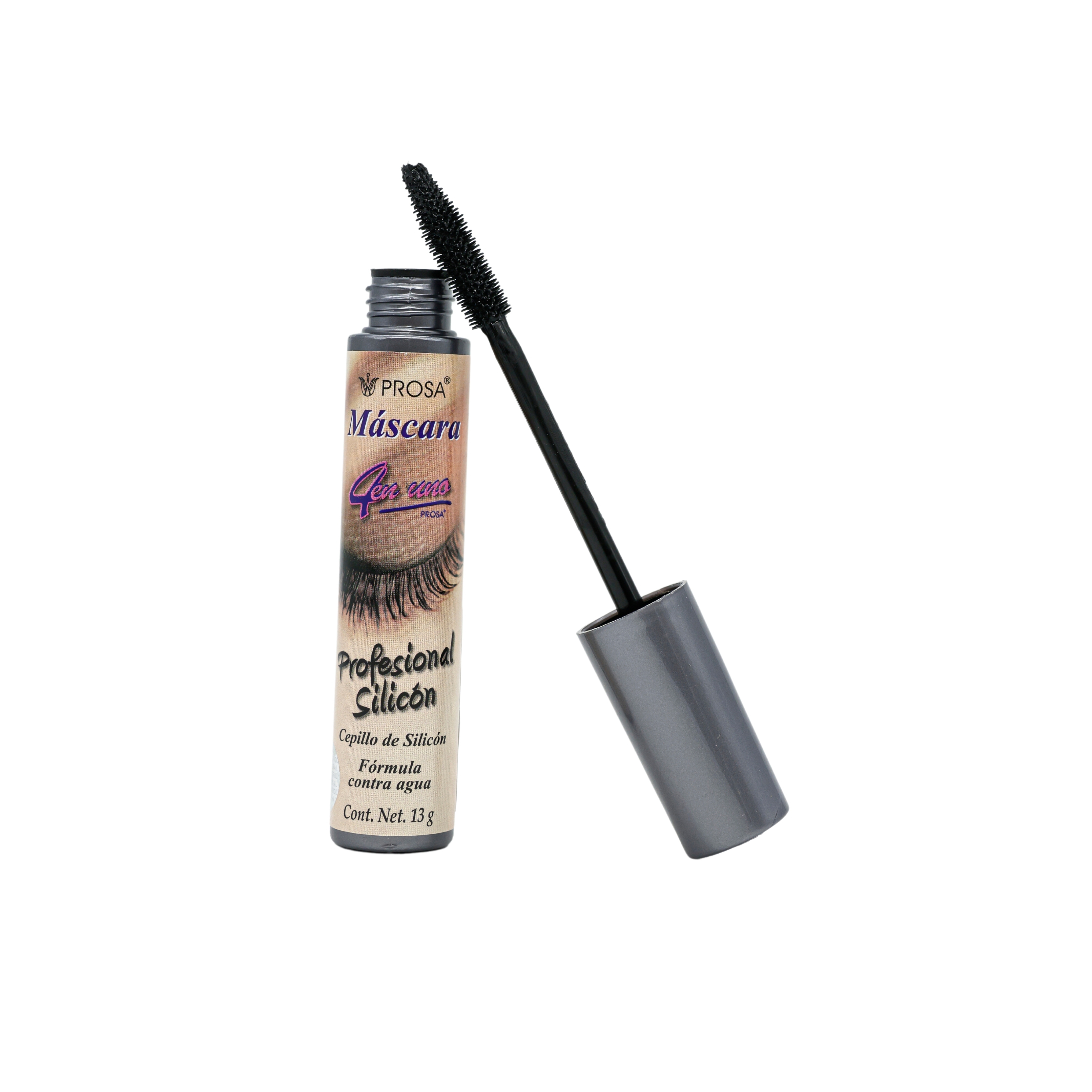 RIMEL SILICON PROFESIONAL NEGRO 4 EN 1 PROSA - Kisha Beauty Supply México