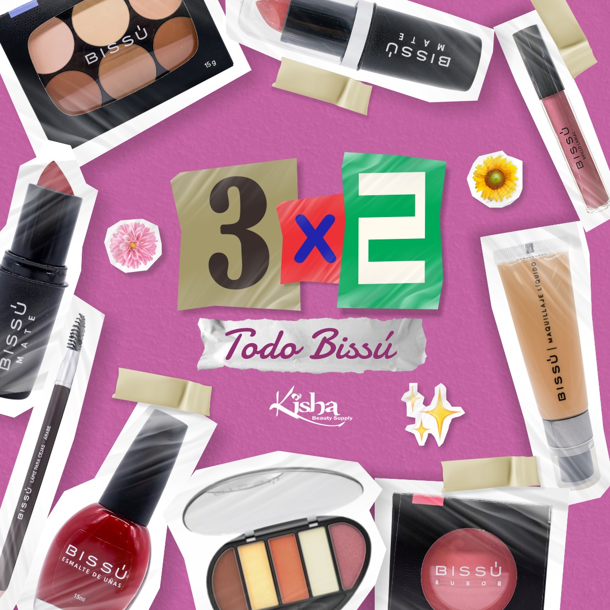 3x2 Todo BISSU - Kisha Beauty Supply México